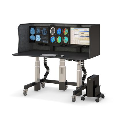 Radiology Reading Room Workstation Standing Desk - Ergoville.com