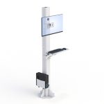 Industrial Floor Mounted Post Base | Ergoville