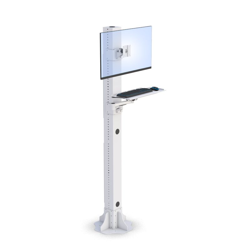 Industrial Floor Mounted Post Orbital Base - Ergoville.com